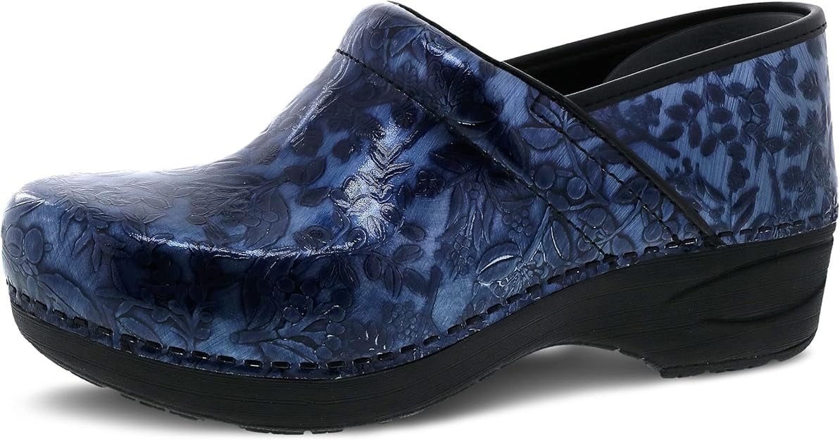 Dansko XP 2.0 Clogs for Women Navy Embossed Clogs Euro: 39 - Walmart.com