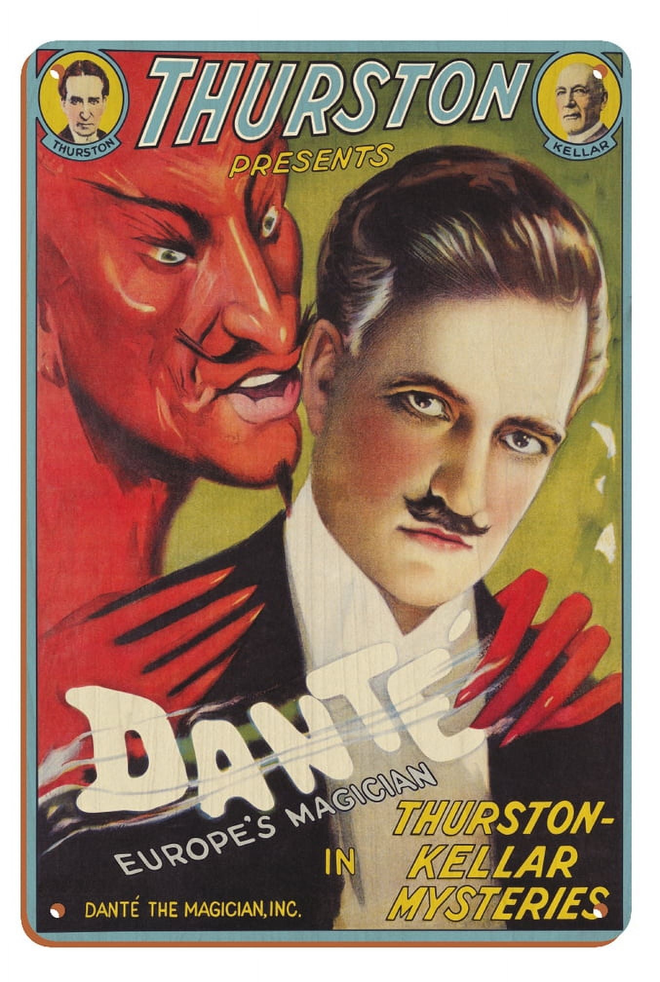 Danté the Magician - in Thurston-Kellar Mysteries - Vintage Magic ...