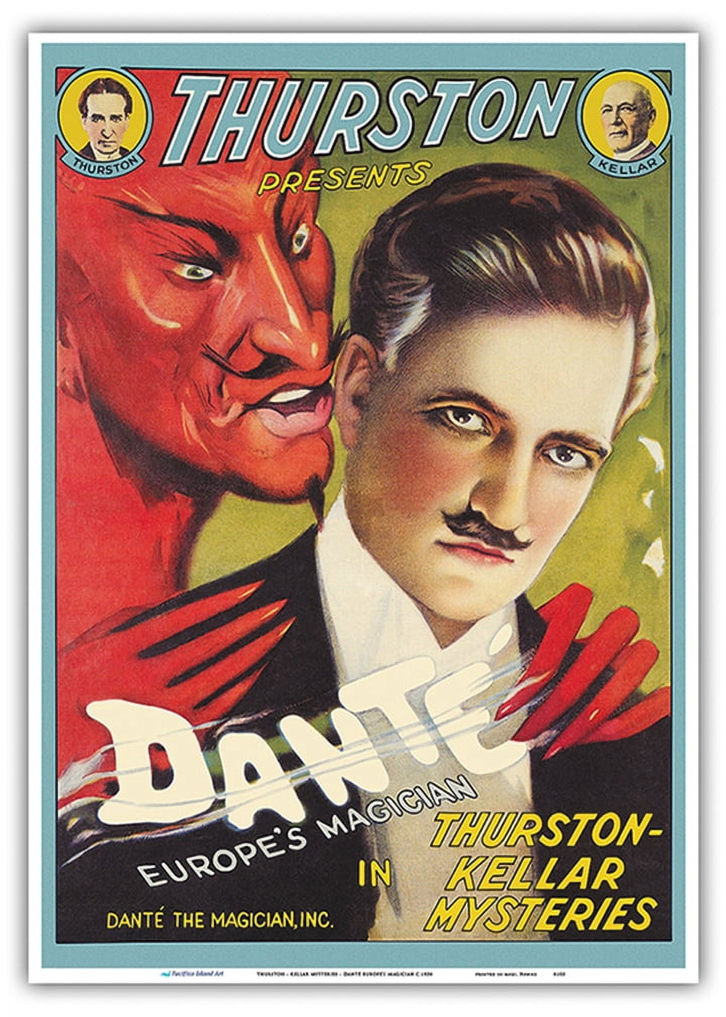 Danté the Magician - in Thurston-Kellar Mysteries - Vintage Magic ...