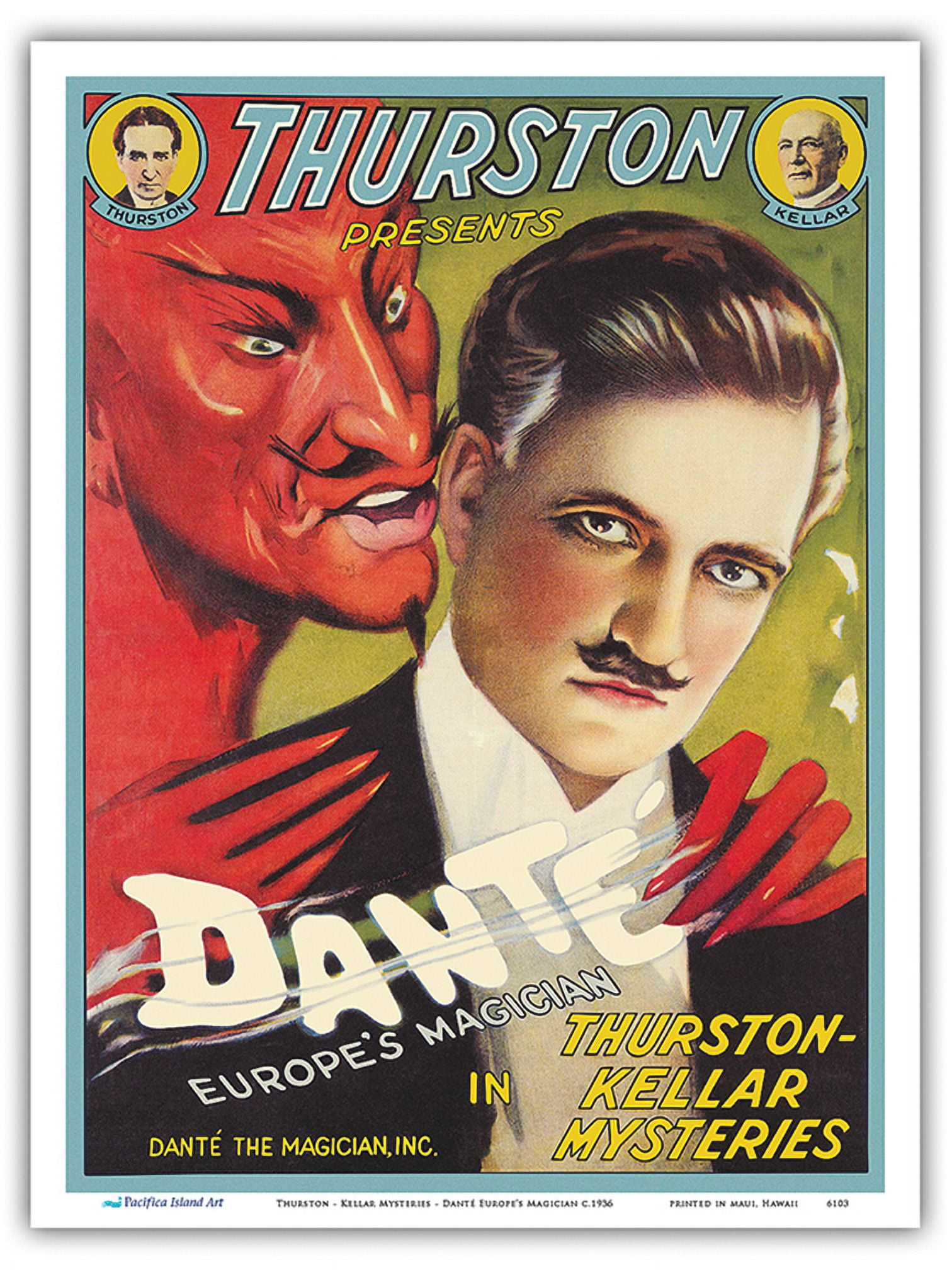 Danté the Magician - in Thurston-Kellar Mysteries - Vintage Magic ...
