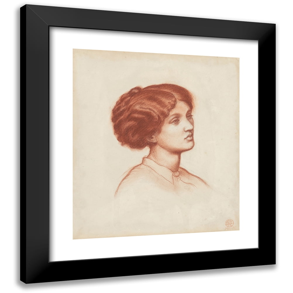 Dante Gabriel Rossetti 12x14 Black Modern Framed Museum Art Print ...