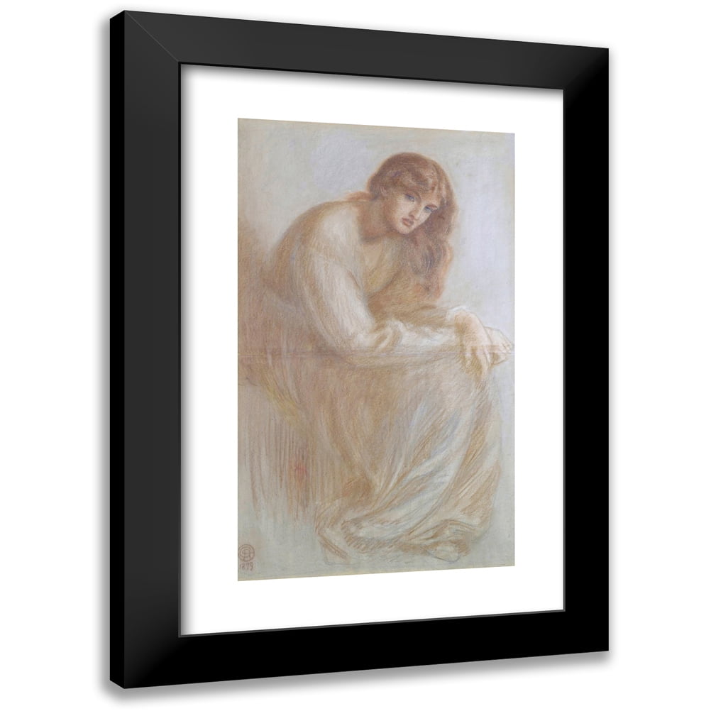 Dante Gabriel Rossetti 12x18 Black Modern Framed Museum Art Print ...