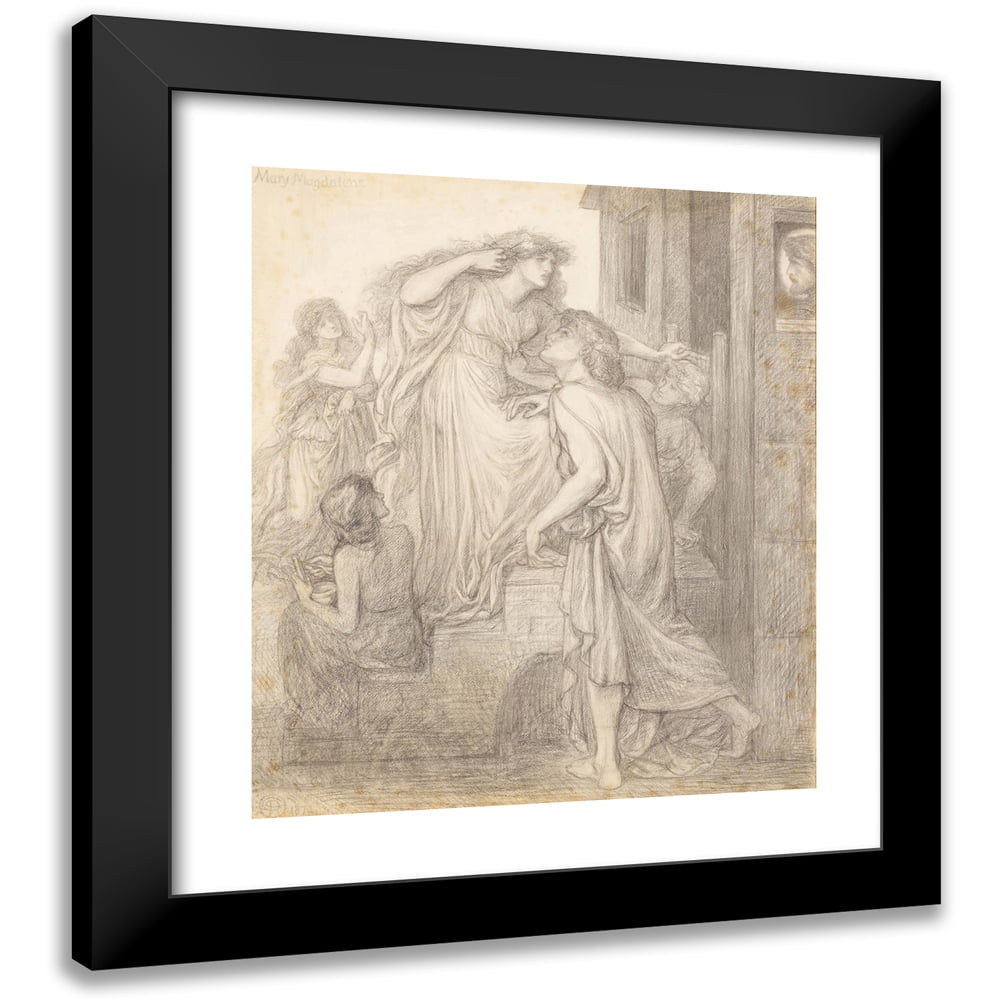 Dante Gabriel Rossetti 15x17 Black Modern Framed Museum Art Print ...