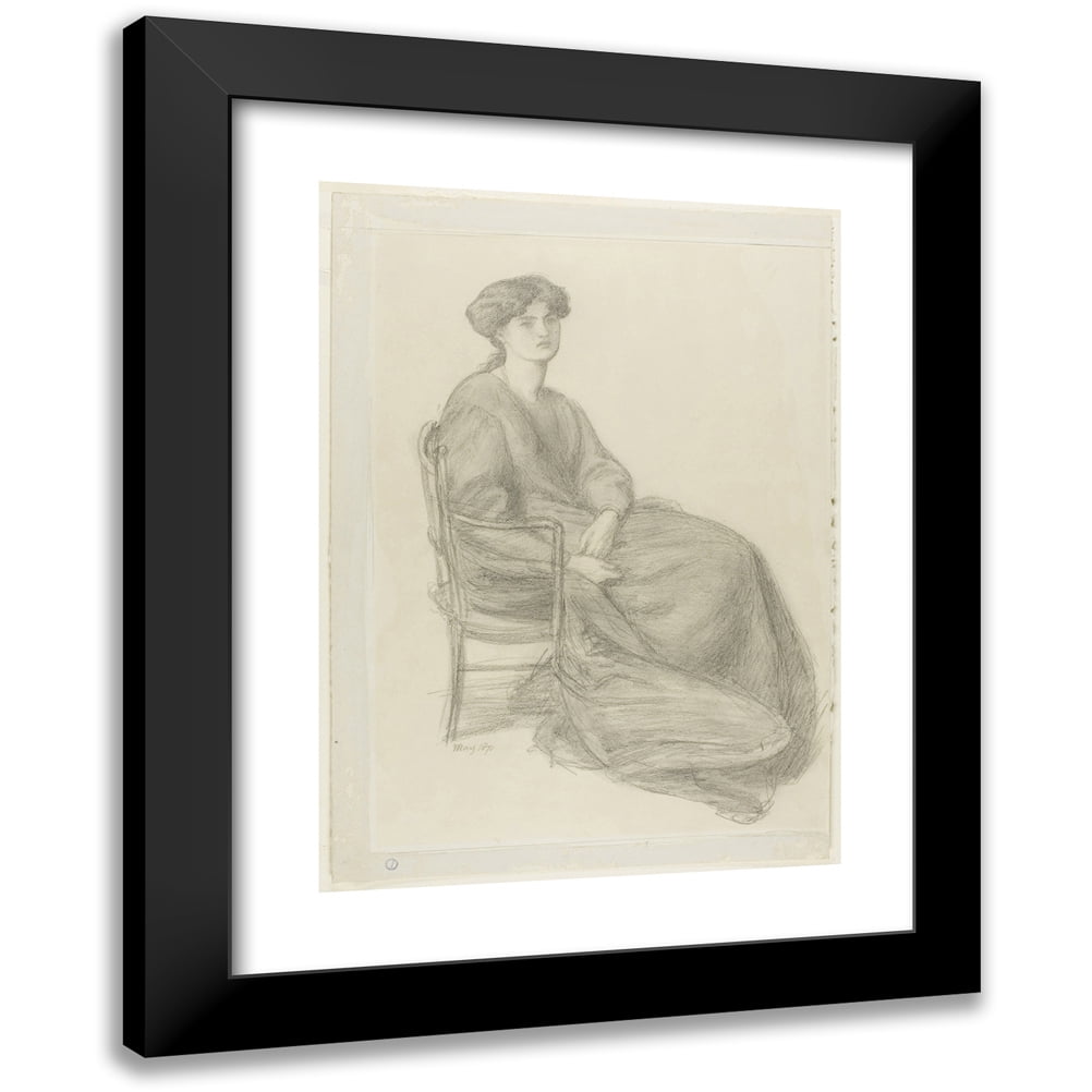 Dante Gabriel Rossetti 18x24 Black Modern Framed Museum Art Print ...