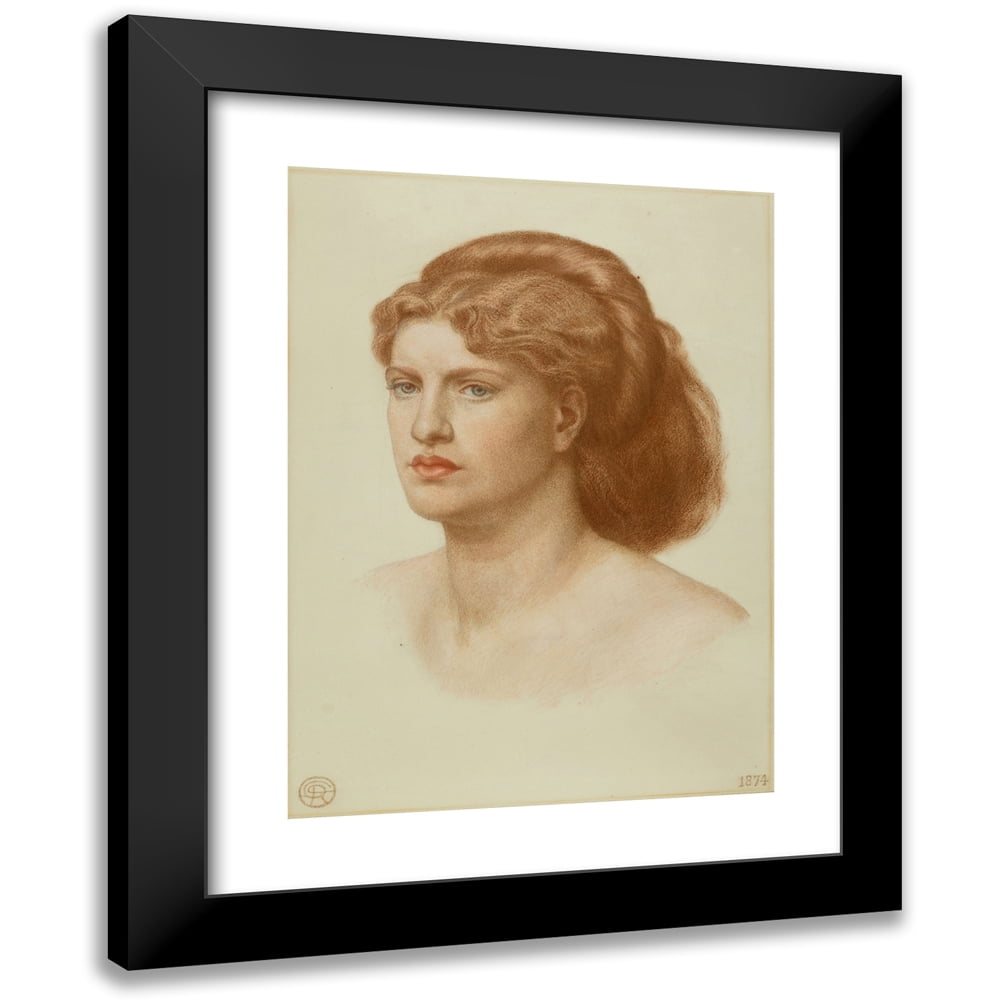 Dante Gabriel Rossetti 19x24 Black Modern Framed Museum Art Print ...