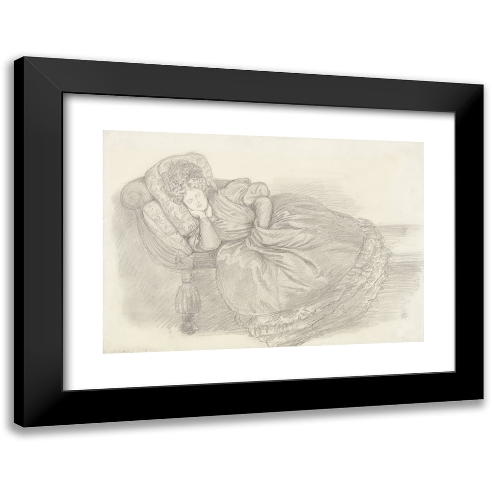 Dante Gabriel Rossetti 24x18 Black Modern Framed Museum Art Print ...