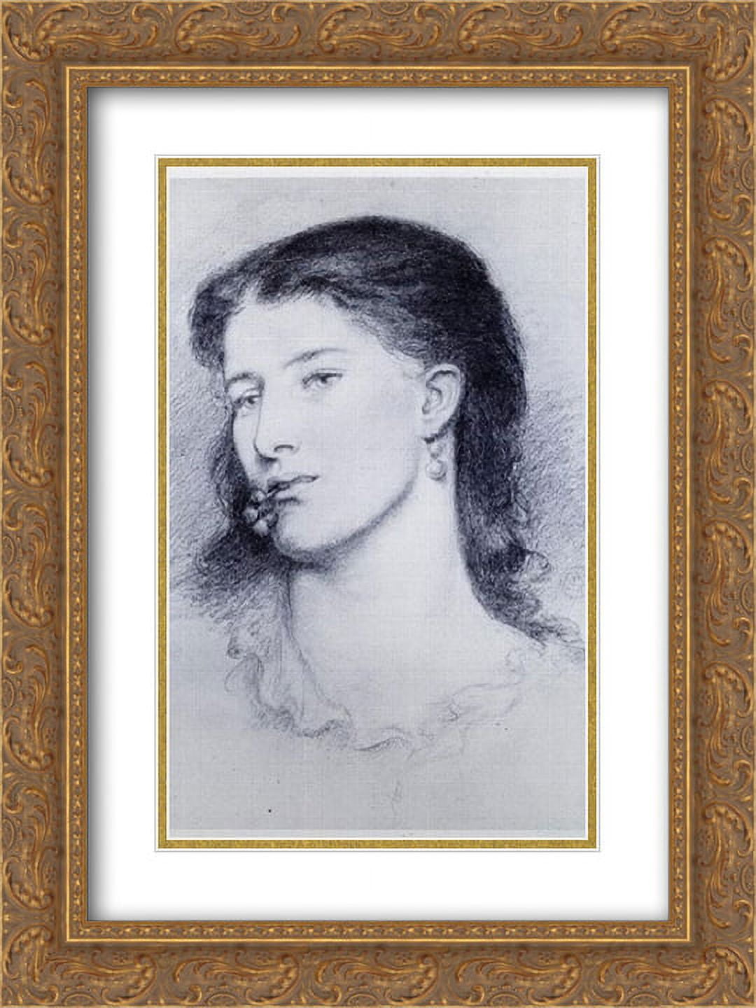 Dante Gabriel Rossetti 2x Matted 20x24 Gold Ornate Framed Art Print ...