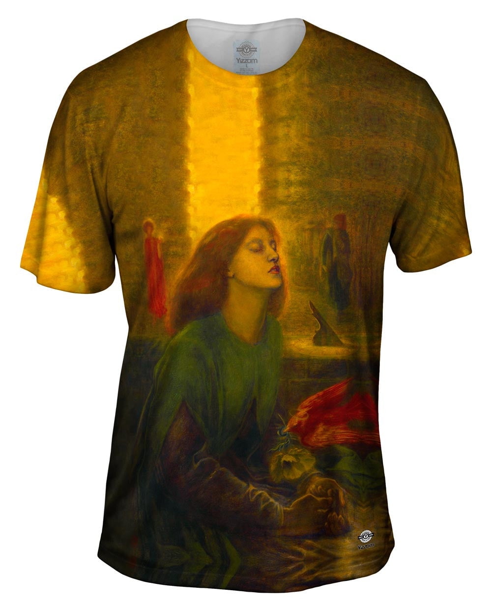 Dante Gabriel Rossetti - Beata Beatrix 1864 Mens T-Shirt All Over Print ...