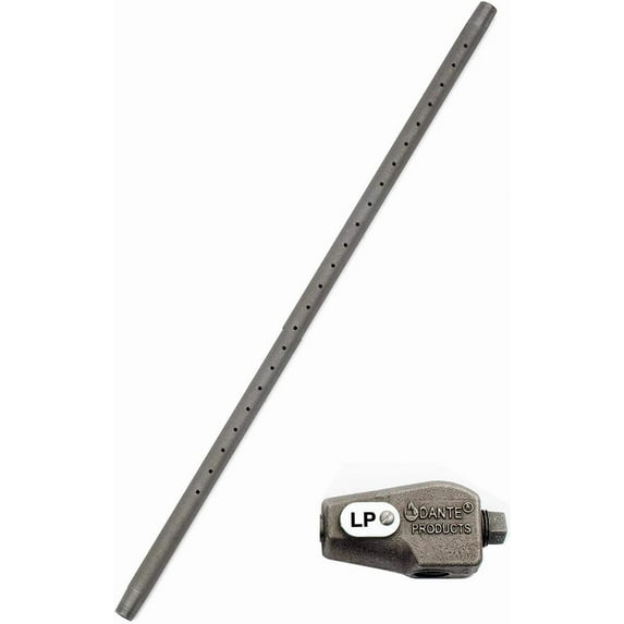 Dante Gas Log Lighter Burner Pipe with Mixer (730-LP-B), 30-Inch ...