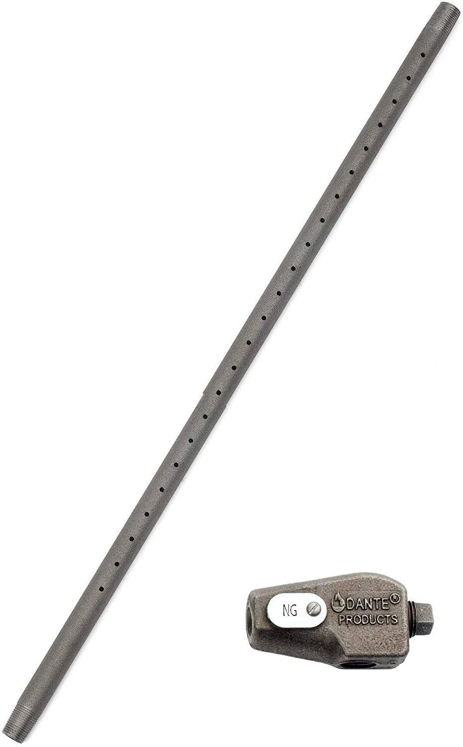 Dante Gas Log Lighter Burner Pipe with Mixer (736-NG-B), 36-Inch ...