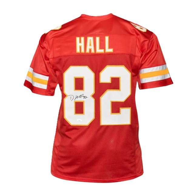 NFL Dante Hall Signed Red Kansas City Chiefs Jersey JSA - Walmart ...