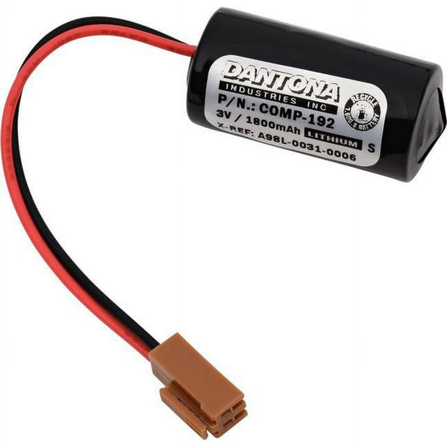 Dantona 3V & 1800 mAh Replacement PLC Battery for GE Fanuc A98L-0031-0006 - Walmart.com
