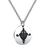 Dantor Protection Pendant Necklace Veve Necklace Vodou Symbol Jewelry ...