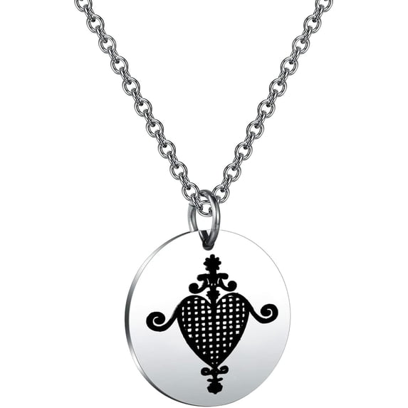 Dantor Protection Pendant Necklace Veve Necklace Vodou Symbol Jewelry ...