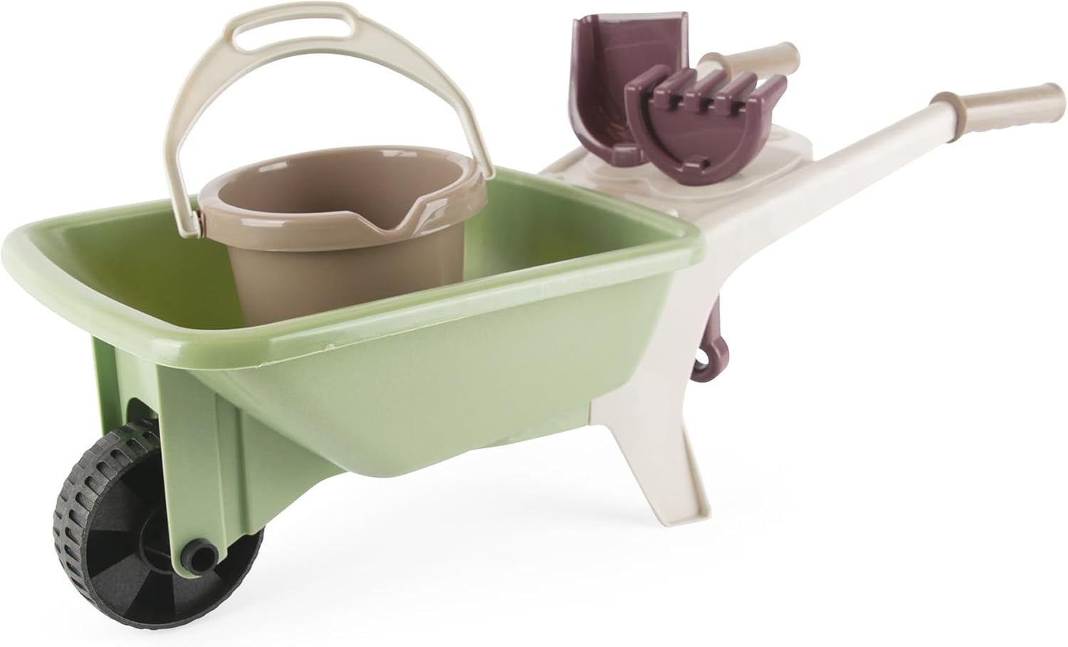 Dantoy: Green Garden - Wheelbarrow Playset - 4 Pieces, Pretend ...