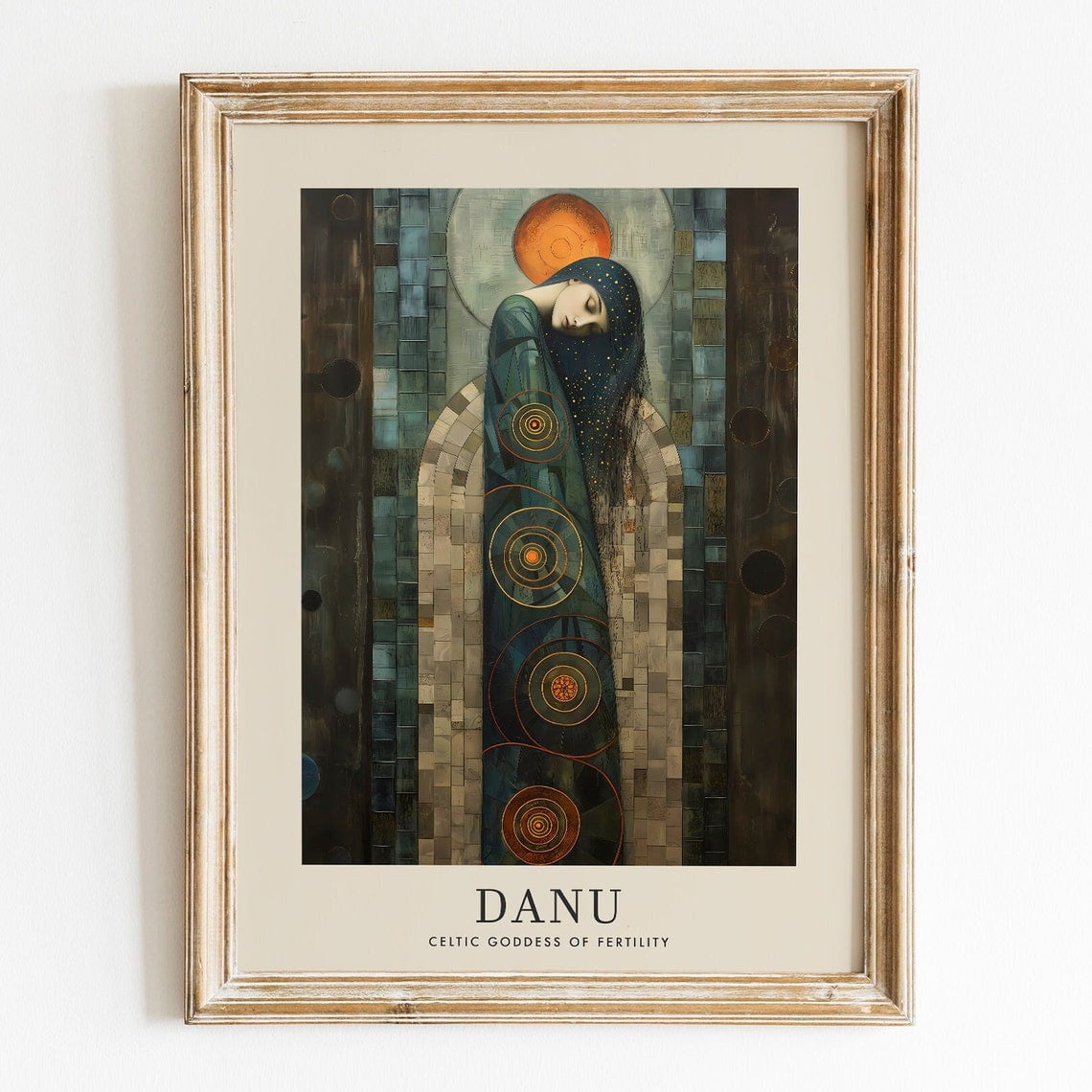 Danu Celtic Goddess Of Fertility, Art Nouveau Wall Art, Celtic ...
