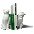 Danya B 3.5" White Resin Bookends - Walmart.com