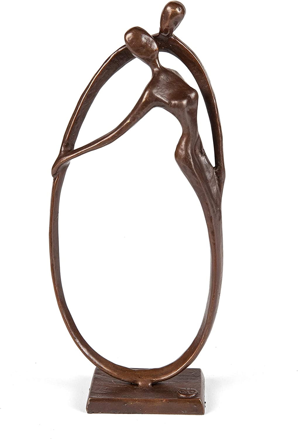 Danya B. Circle of Love Bronze Sculpture - Contemporary Home Decor ...