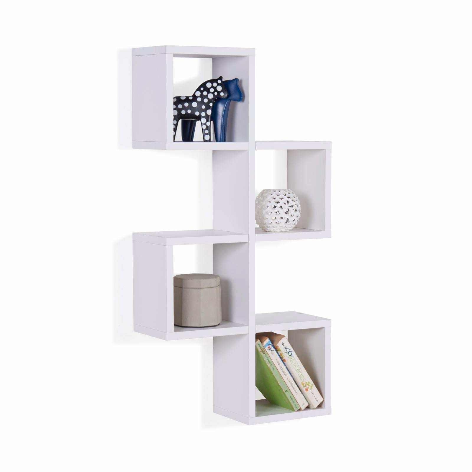 Danya B Cubby Chessboard Wall Mount Shelves for Bedroom - Walmart.com