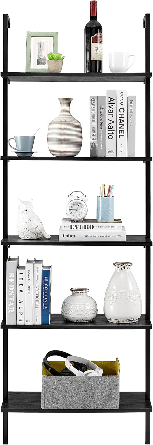 Danya B. Everett 5-Tier Open Display Stand Wall Mount Modern Metal ...