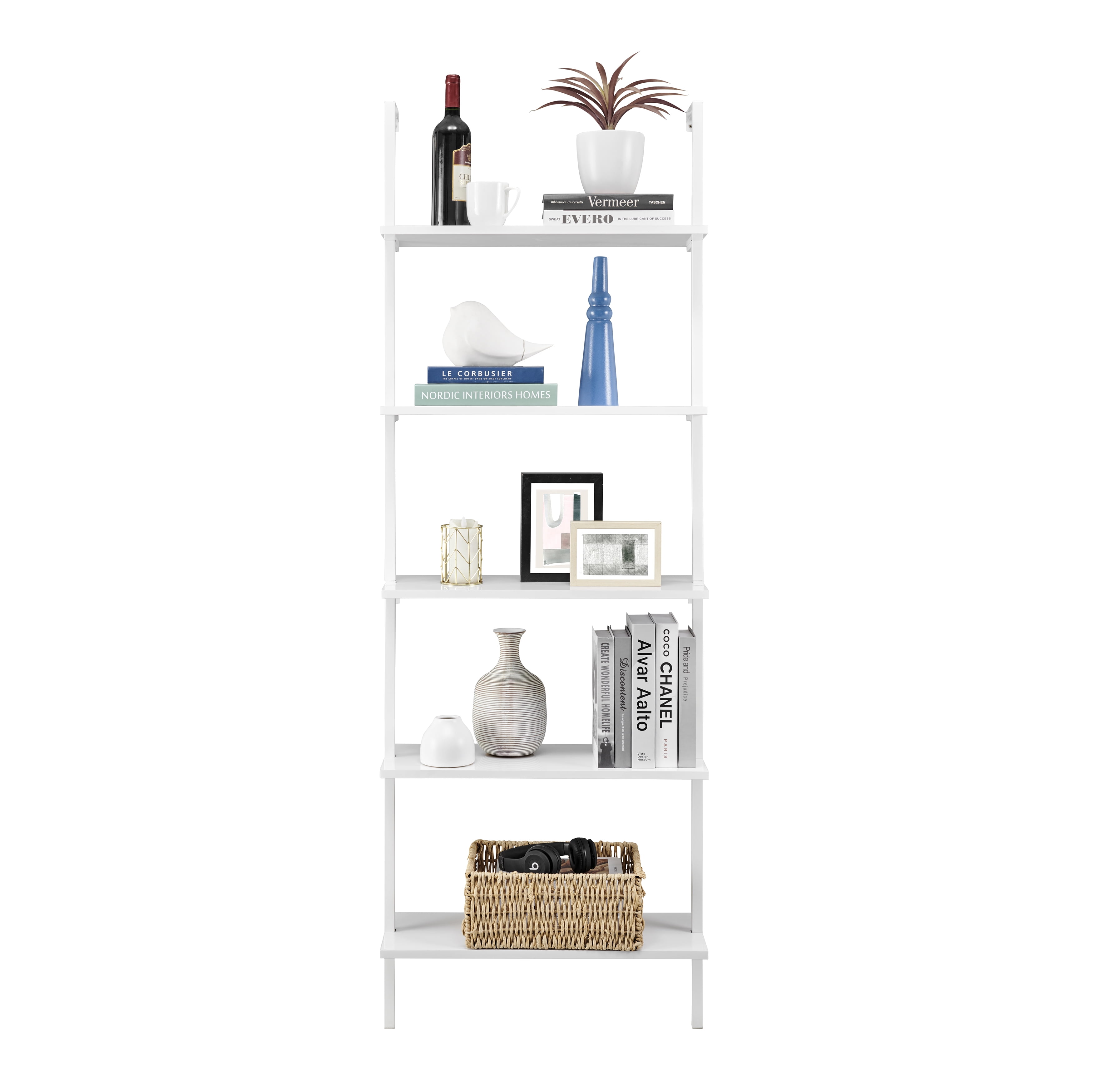 Danya B. Everett 5-Tier Open Display Stand Wall Mount Modern Metal ...
