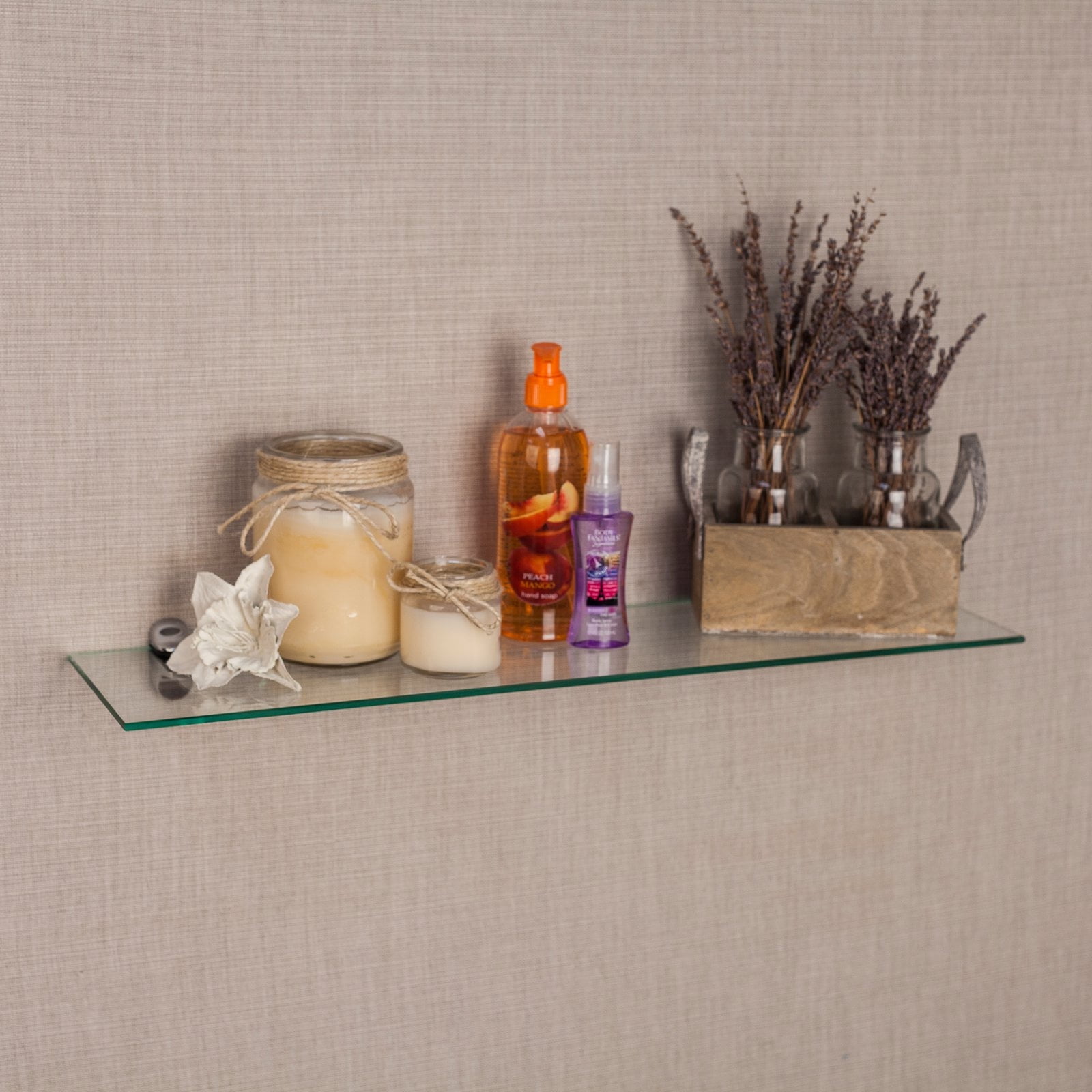 Danya B Glass Floating Shelf - Walmart.com