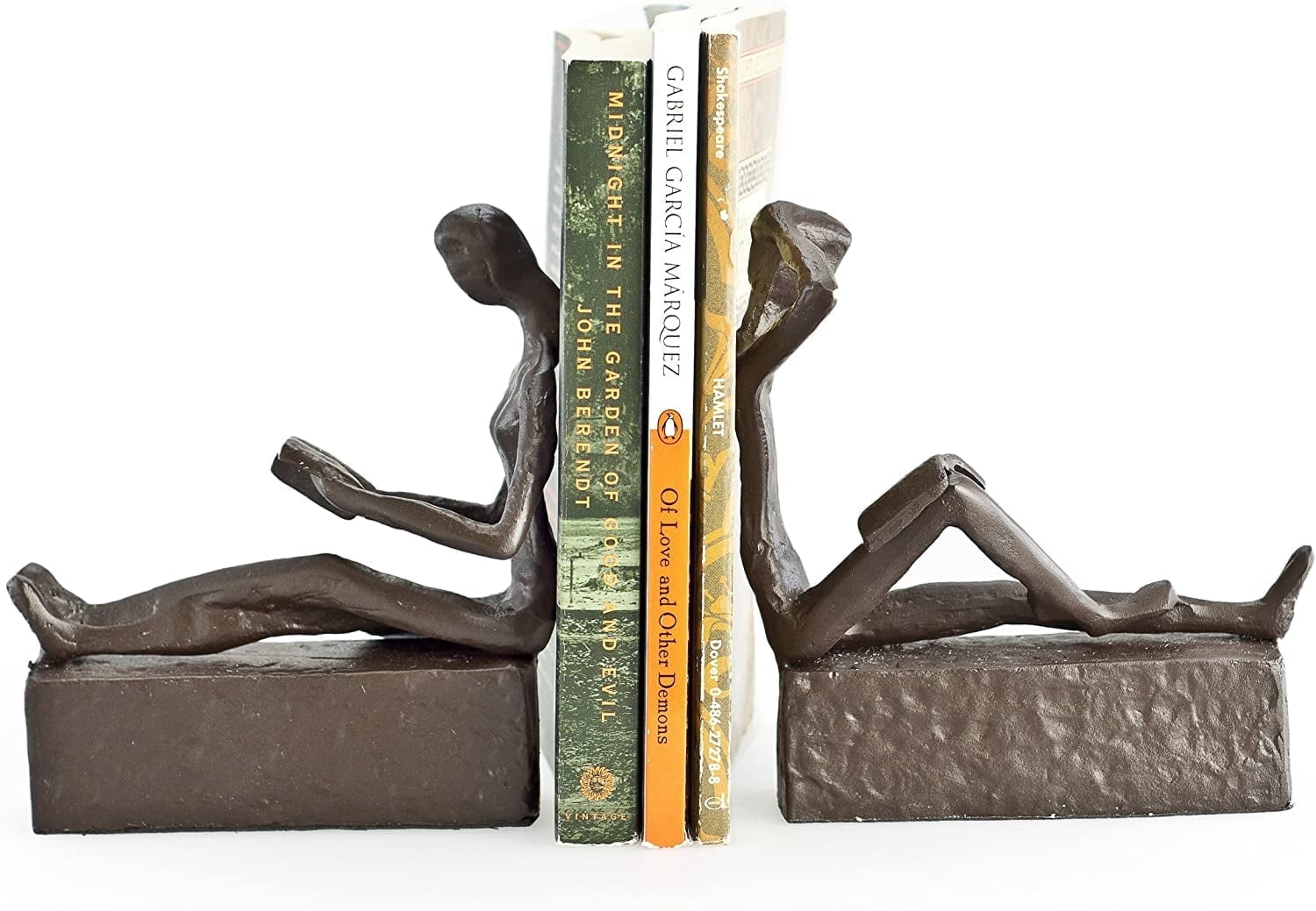 Danya B Man and Woman Reading Metal Bookend Set - Walmart.com