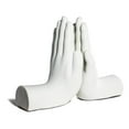 Danya B. Decorative Helping Hands Bookend Set - Contemporary Book Shelf ...