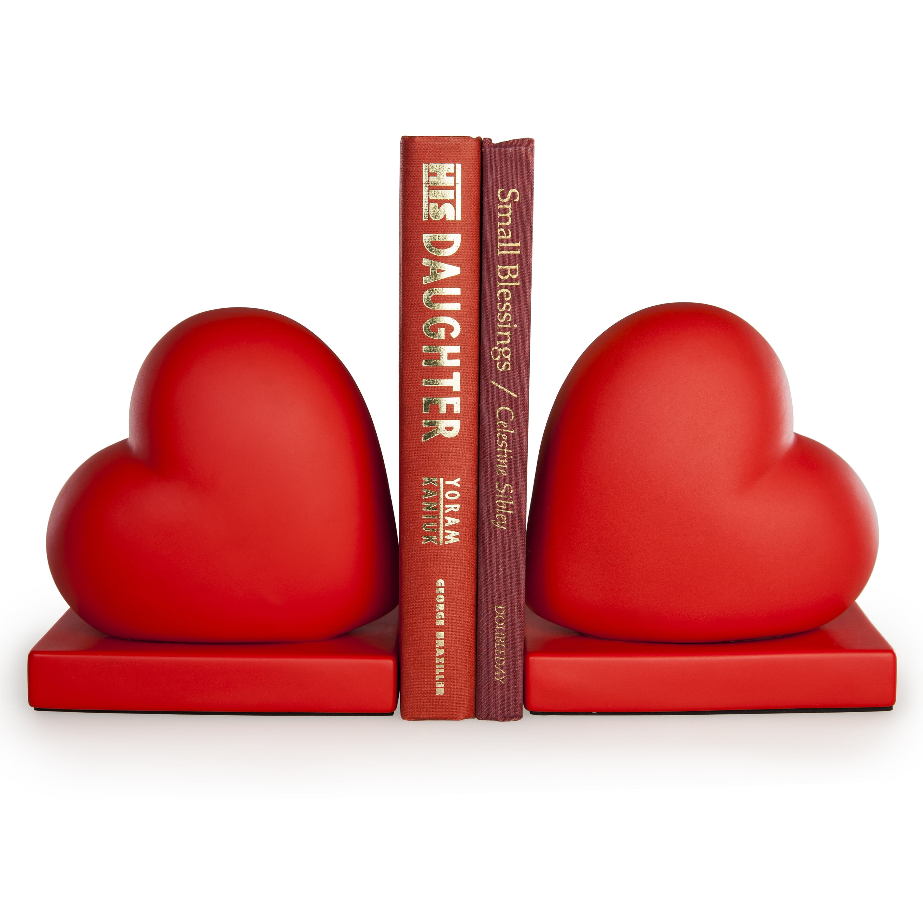 Danya B. Red Hearts Bookend Set - Walmart.com