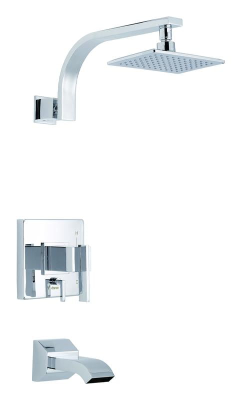 Danze D512044TC Sirius Tub and Shower Trim Kit with Cartridge, Chrome ...