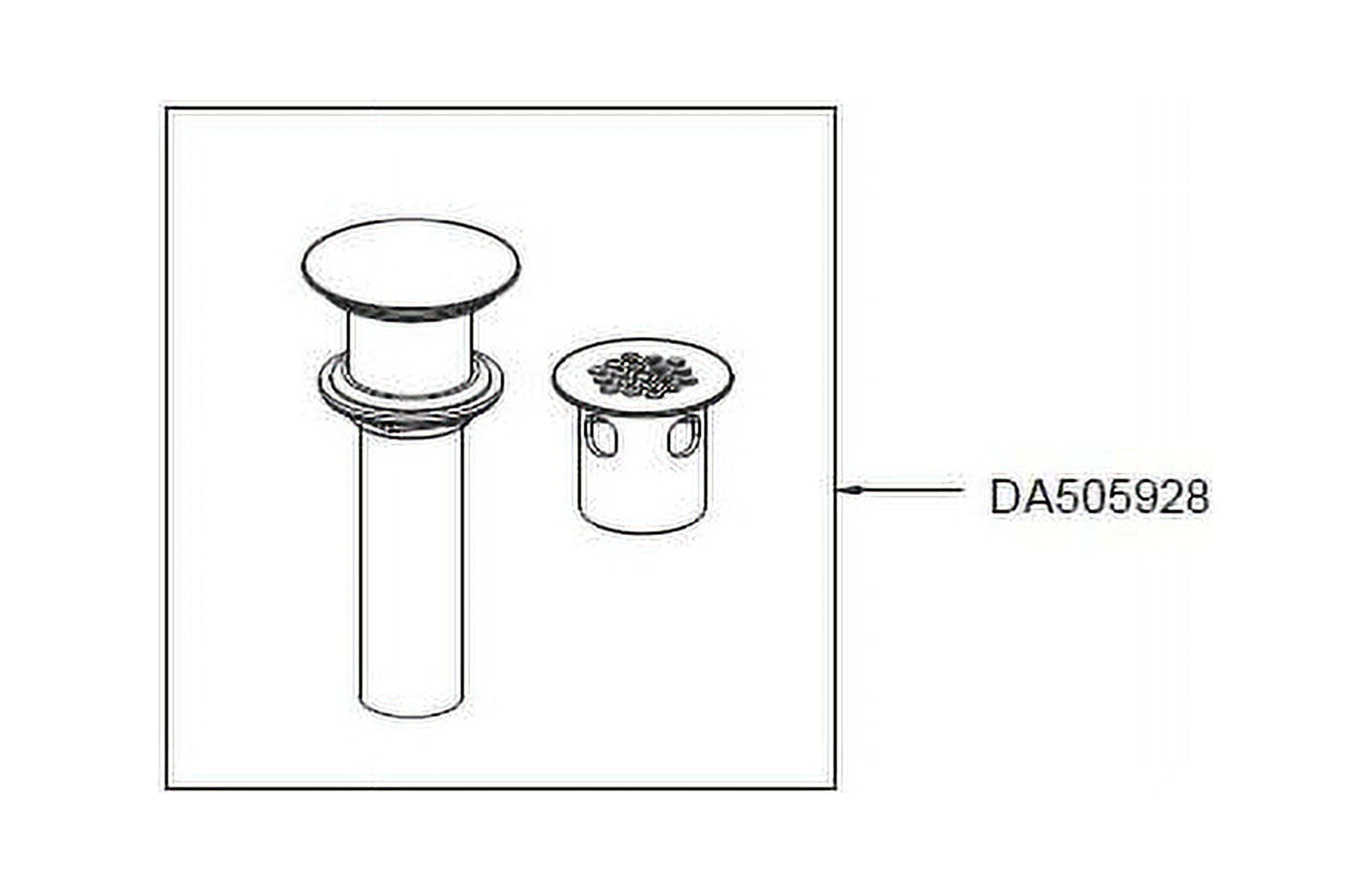 Danze DA505928BN Brushed Nickel Grid Strainer Assembly - Walmart.com