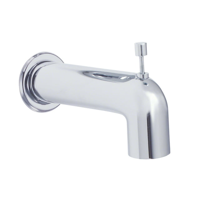 Danze Parma Wall Mount Tub Spout with Diverter, 6 1/2-Inch, Chrome ...