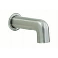Danze Parma Wall Mount Tub Spout without Diverter, 6 1/2-Inch, Brushed ...