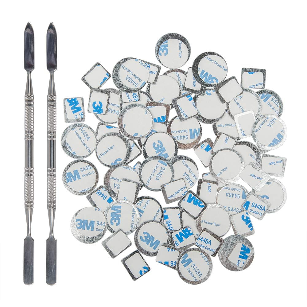 DanziX 70Pcs Metal Stickers for Eyeshadow Palette Set,Palette Empty ...