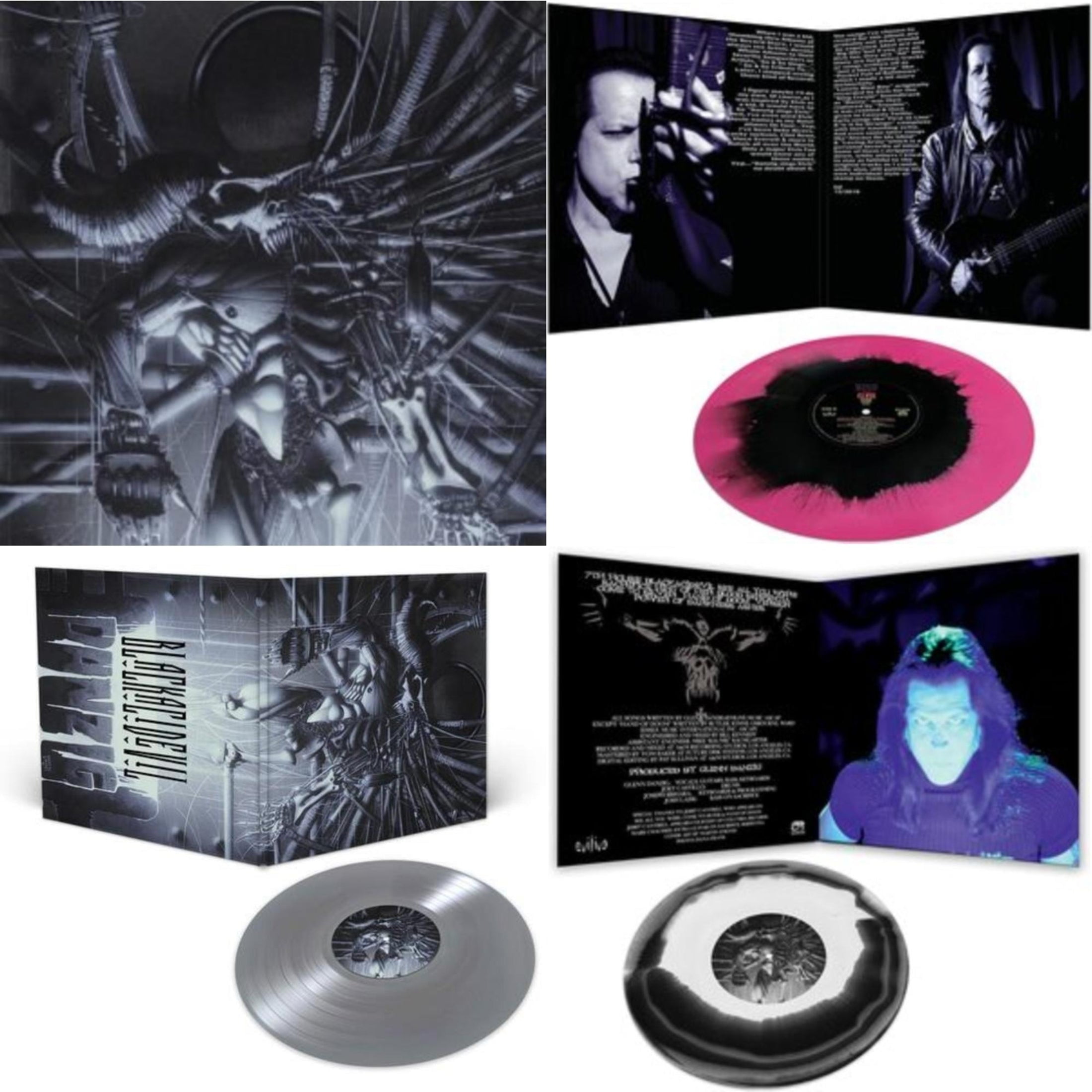 Danzig 5: Blackacidevil (Black LP Vinyl) & Sings Elvis (Pink & Black ...