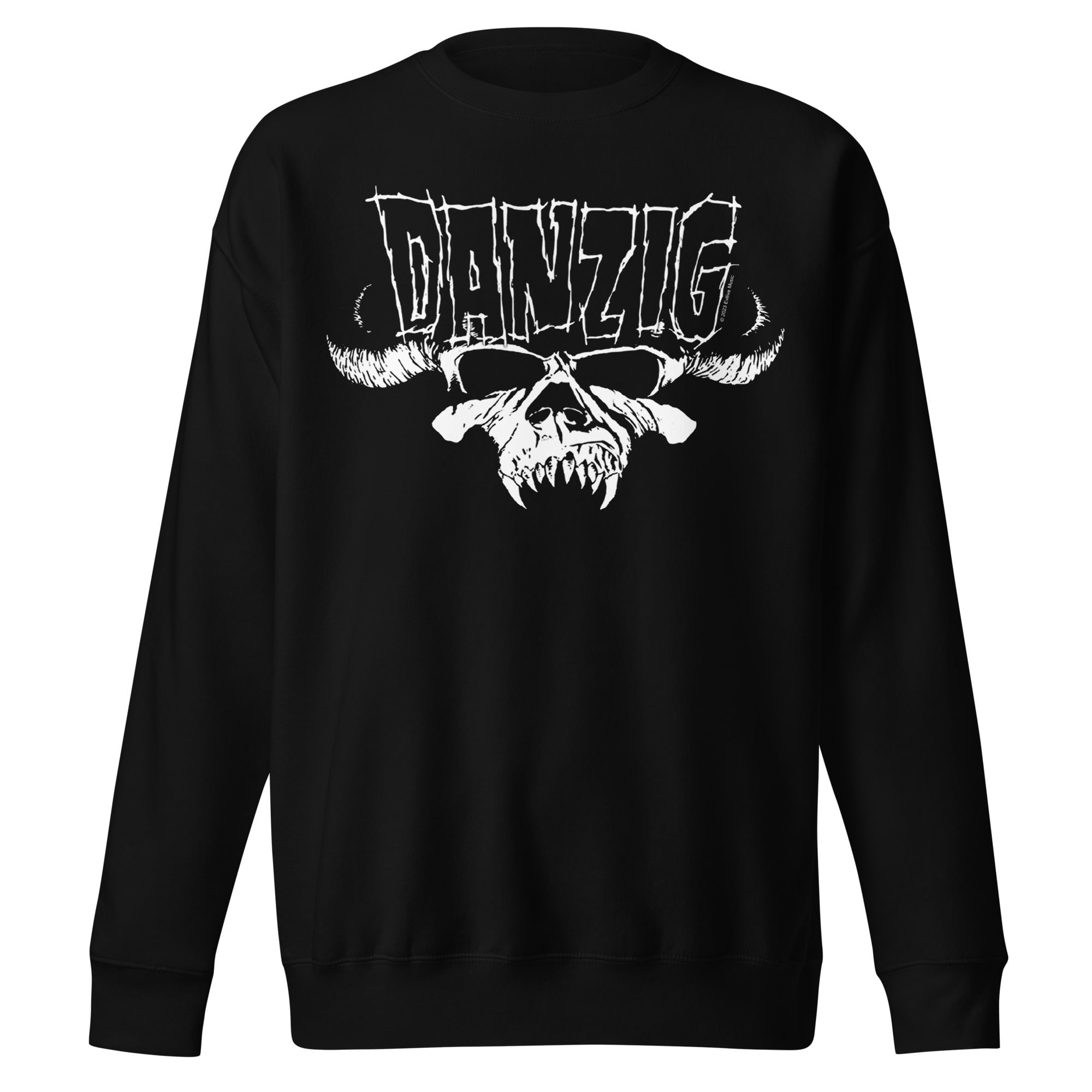 Danzig Logo Skull Jumbo Print Sweatshirt - Walmart.com