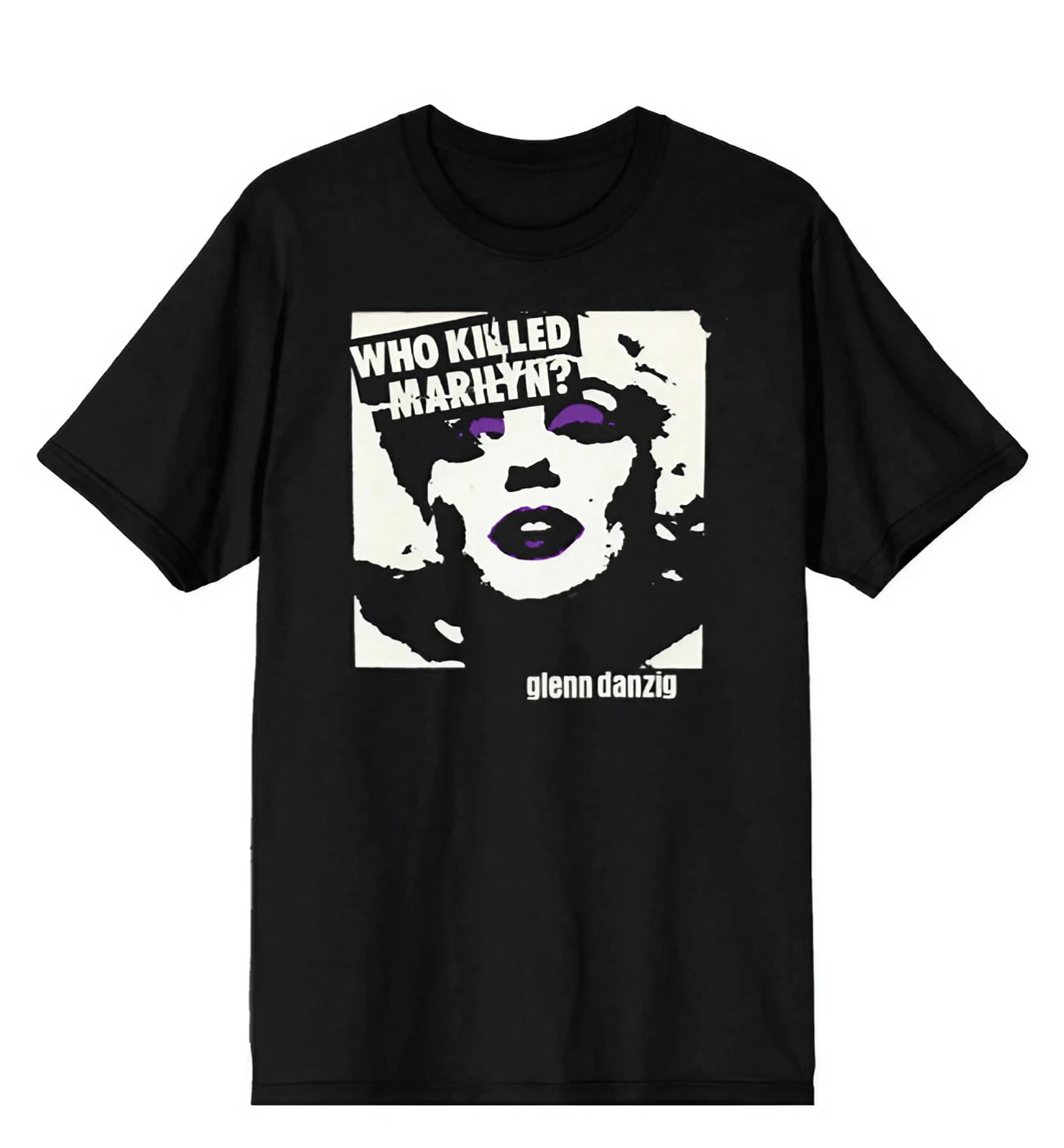 Danzig Men's Who Killed Marilyn T-Shirt Black Medium | Officially ...