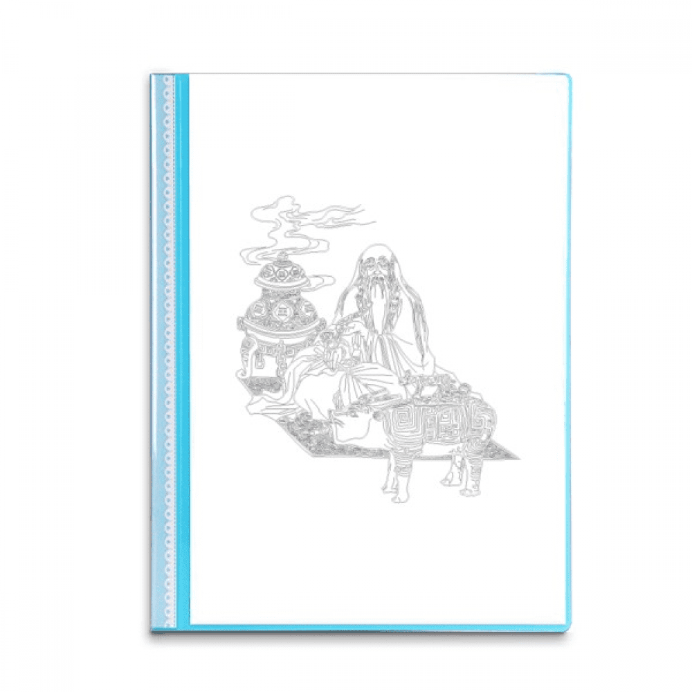 Dao China Cattle Lao Tzu Book Sheet Protectors Portfolio Binder Folder ...