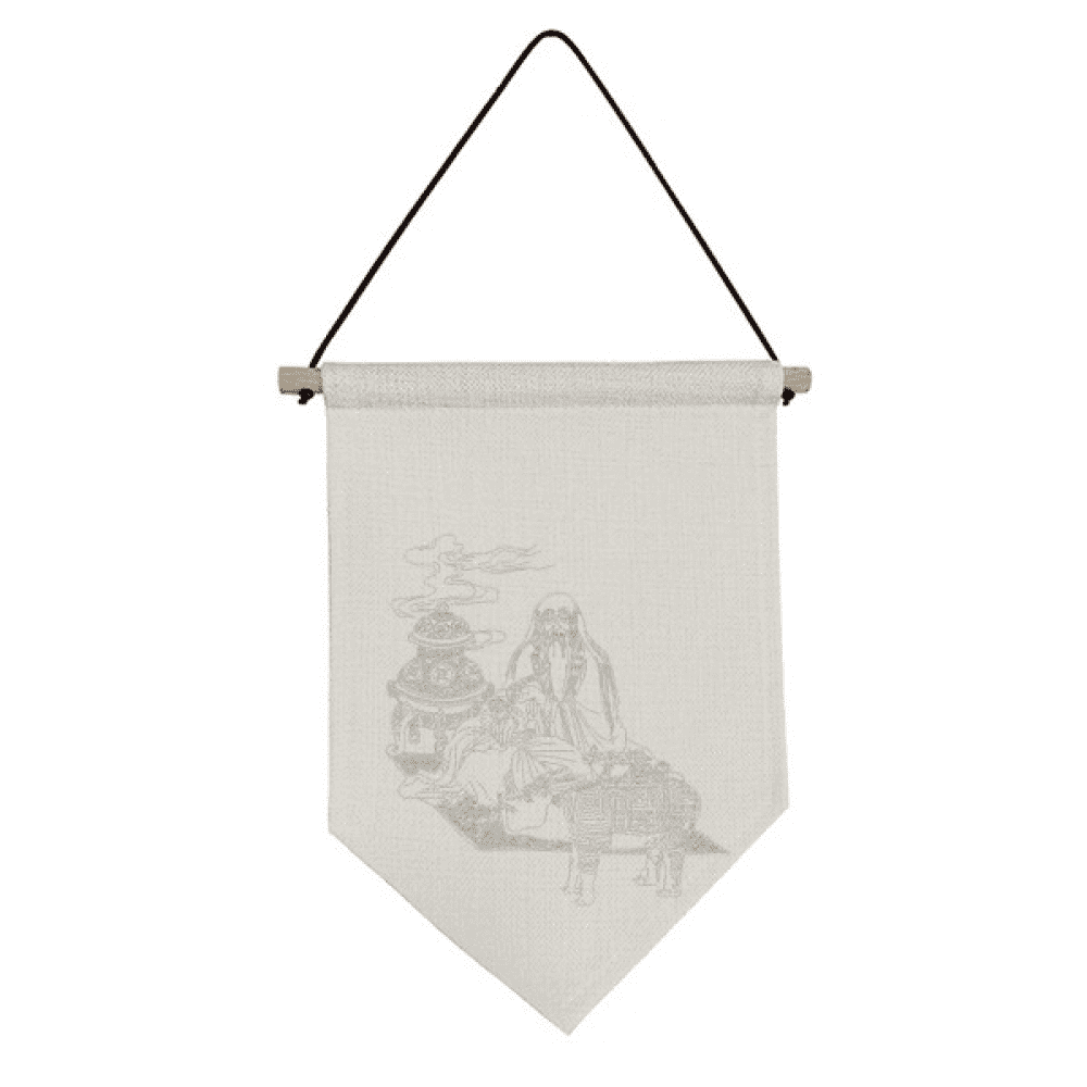 Dao China Cattle Lao Tzu Canvas Flag Hanging Wall Art Decor Banner ...