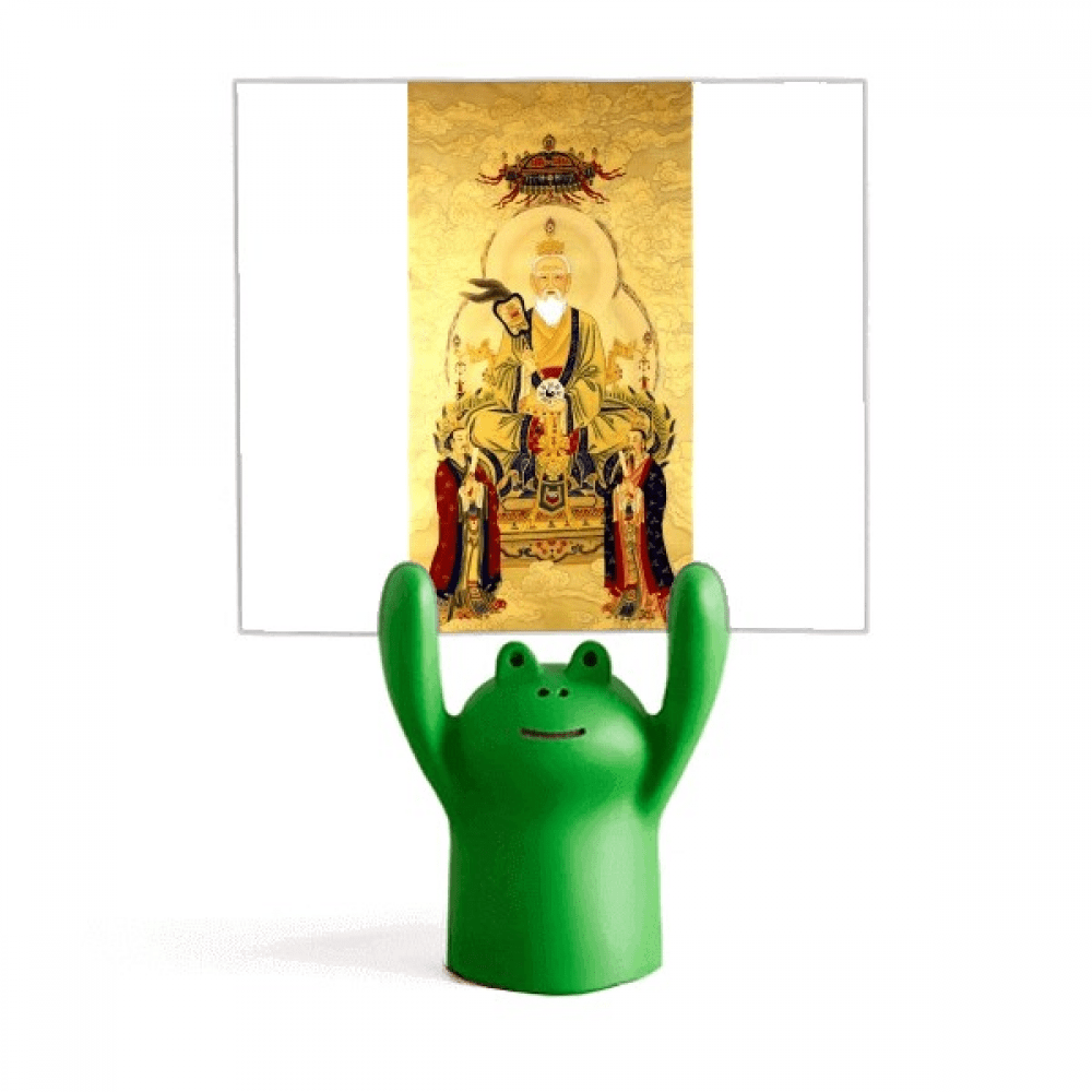Dao Chinese God Art Deco Fashion Memo Holder Cartoon Animal Frog Stand ...
