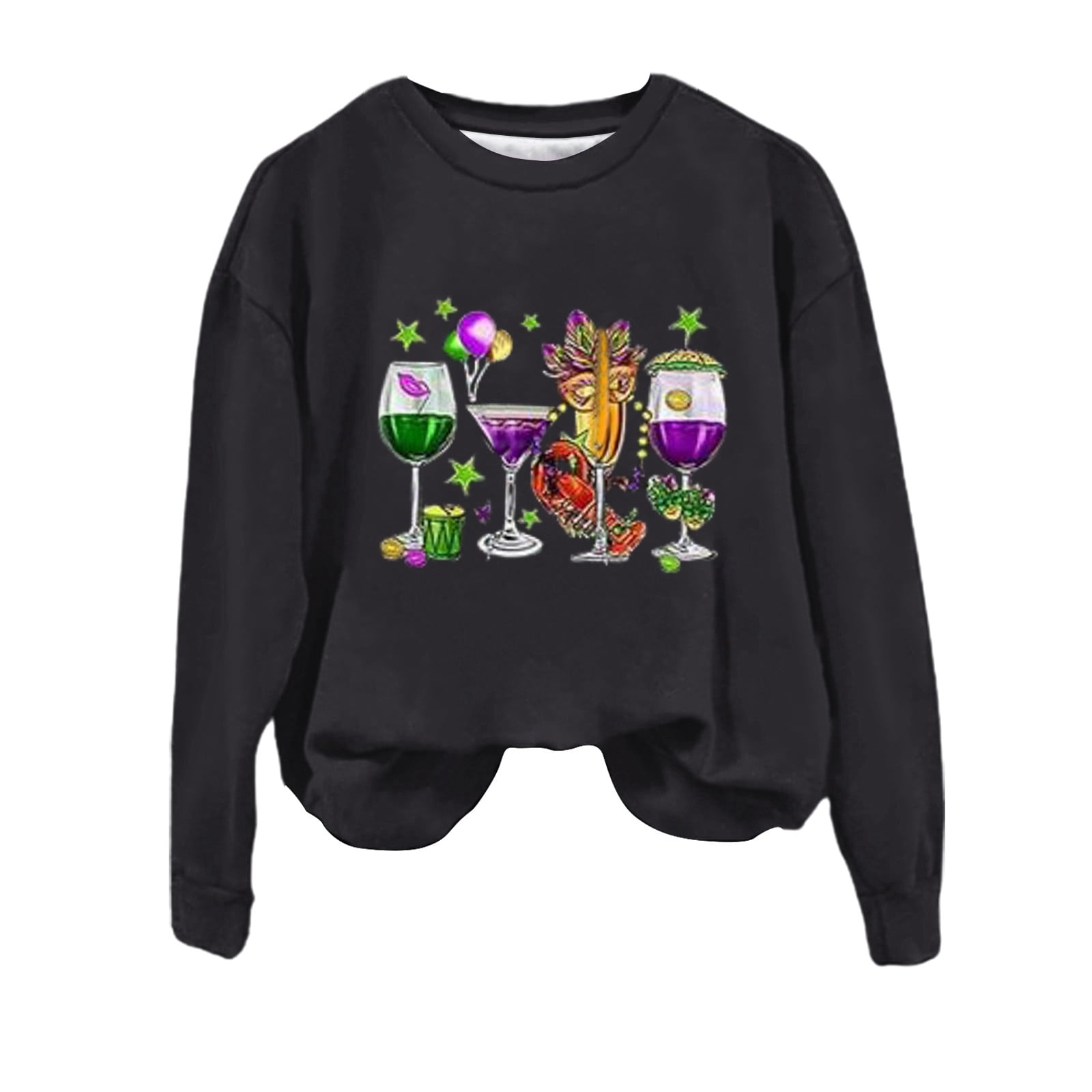 DaoAg Crewneck Sweatshirts Oversized Sweatshirt Lightweight Hoodless ...