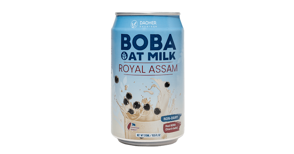 DaoHer Royal Assam Oat BOBA Bubble Tea, Vegan, Gluten-Free, Reduced ...