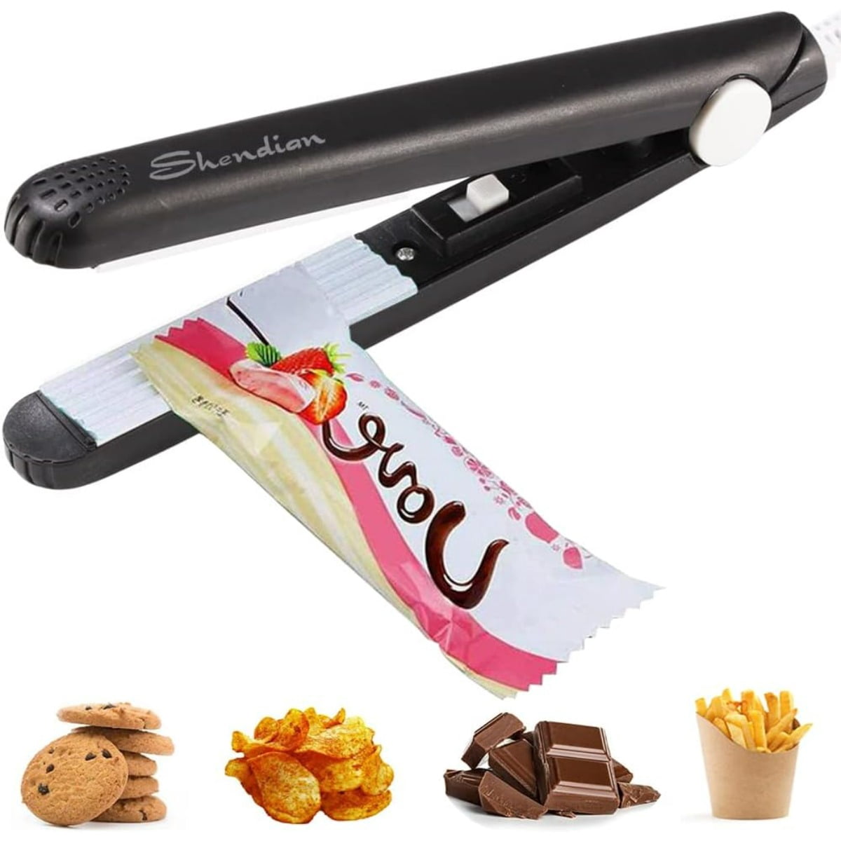 Daoboely Mini Bag Sealer 2-in-1 Portable - USB-C Rechargeable Heat ...