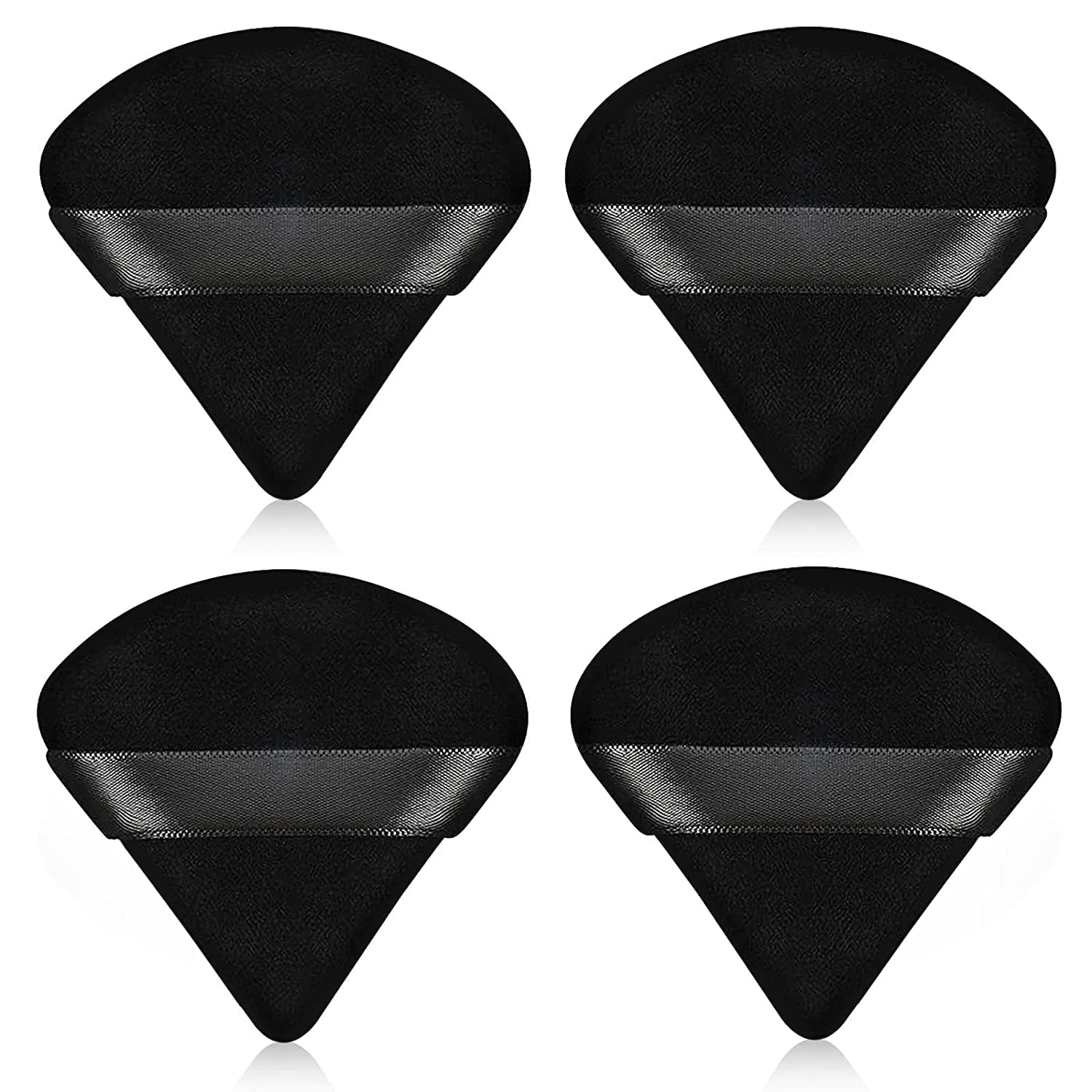 Daofaith 4Pcs Blender Puff Pure Cotton Face Soft Triangle Wedge Makeup ...