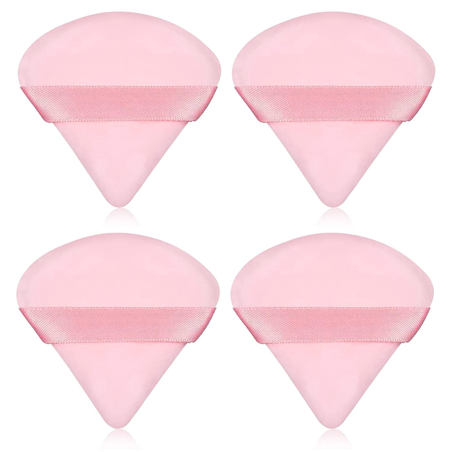 Daofaith 4Pcs Blender Puff Pure Cotton Face Soft Triangle Wedge Makeup ...