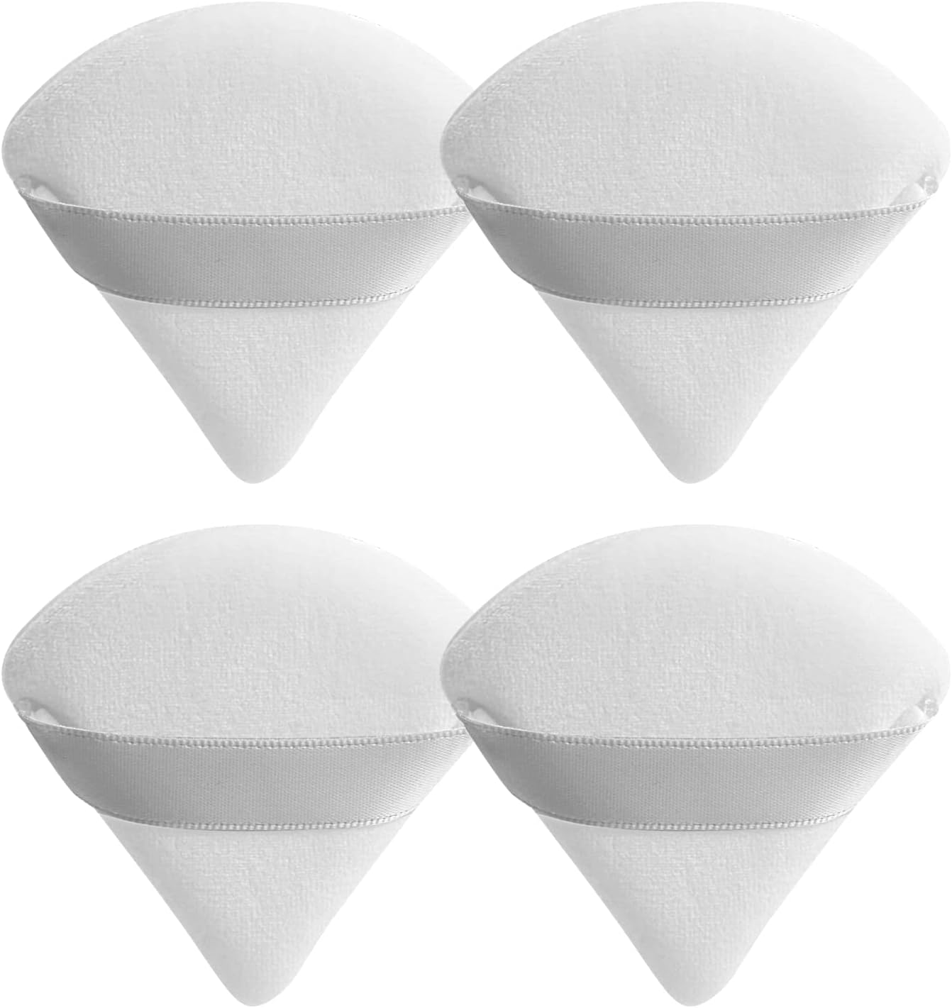 Daofaith 4Pcs Blender Puff Pure Cotton Face Soft Triangle Wedge Makeup ...