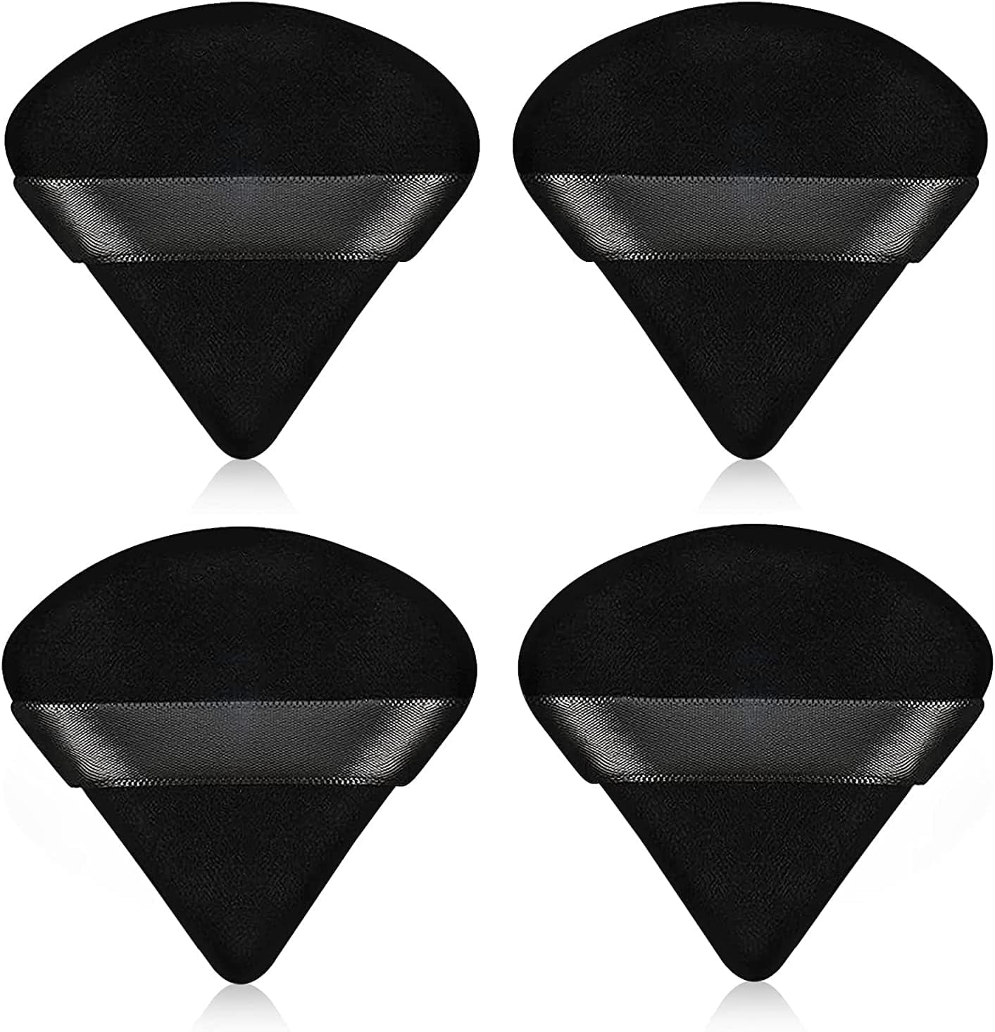 Daofaith 4Pcs Blender Puff Pure Cotton Face Soft Triangle Wedge Makeup ...