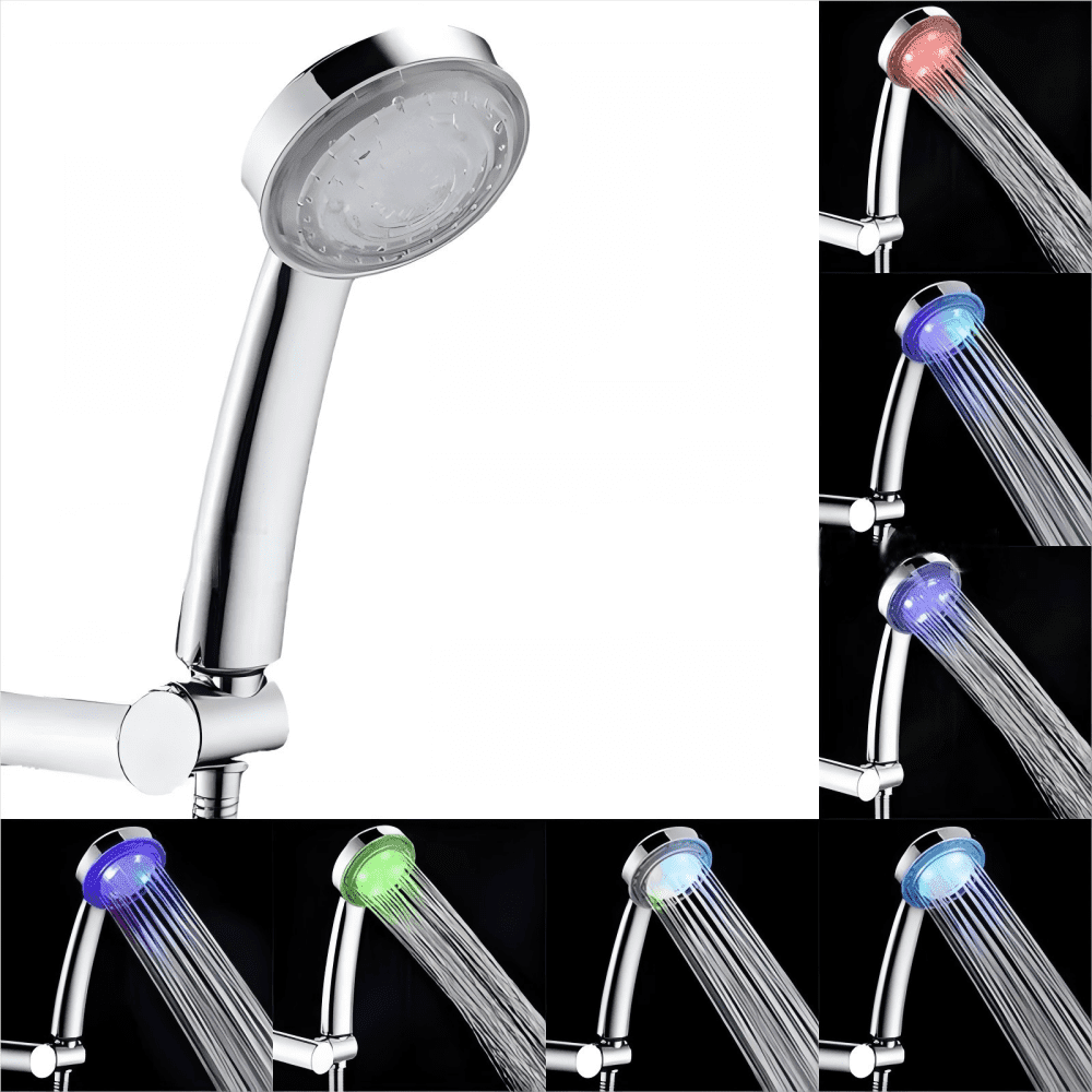 Daofin Handheld LED Shower Head High Pressure Showerhead Detachable for ...