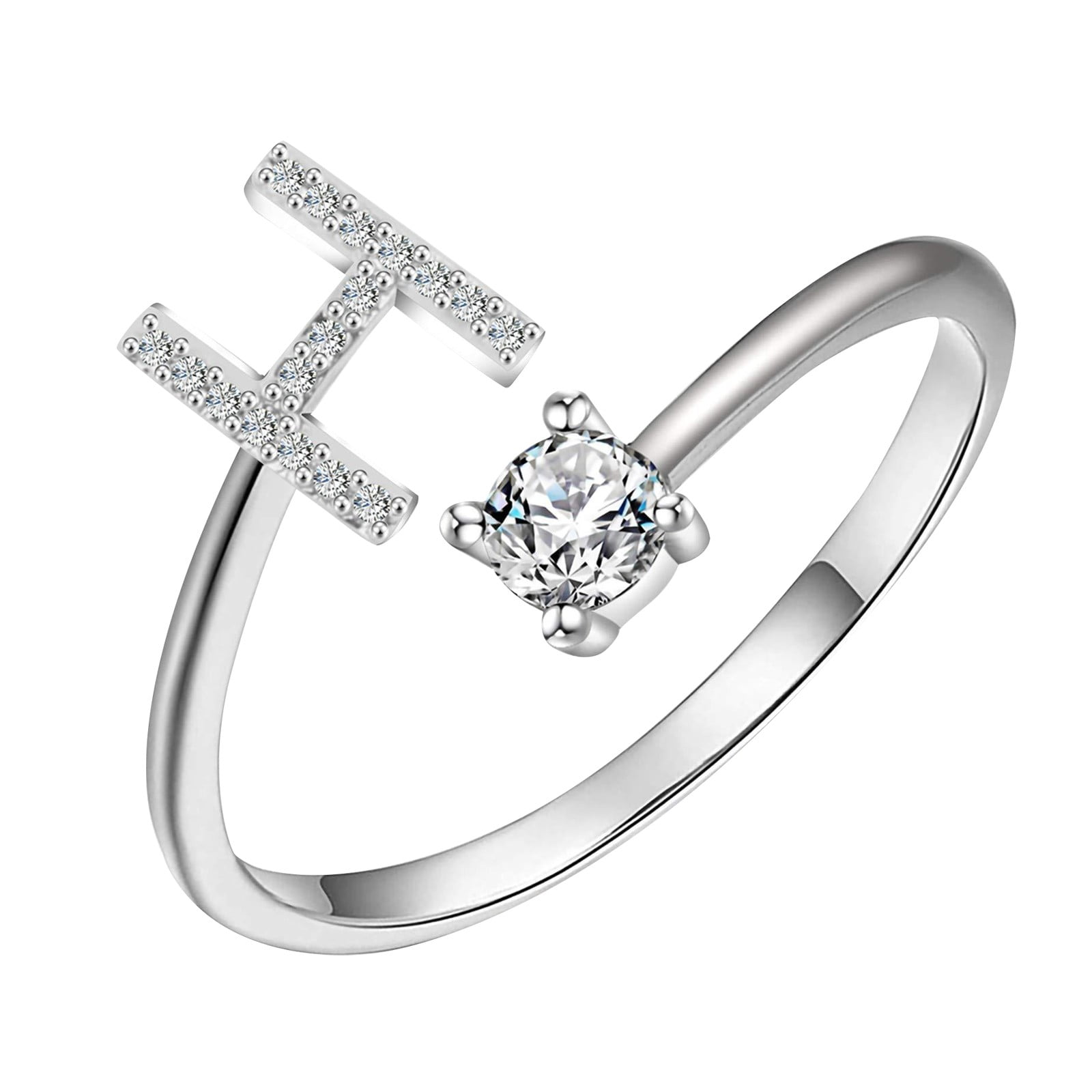 Daolelai Alphabet Rings - Walmart.com