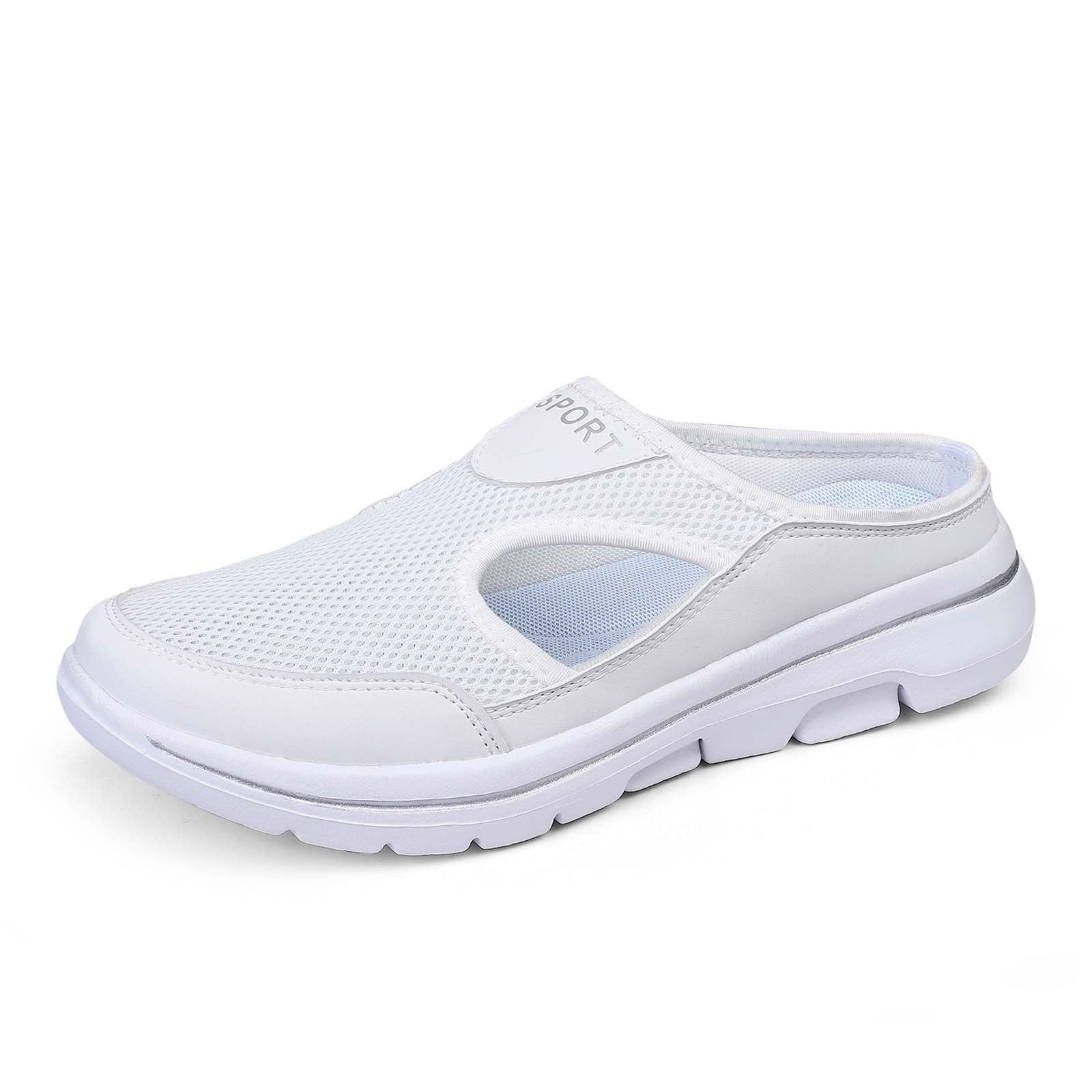 Daolelai Couple Men and Women Summer Mesh Half-Slippers Casual Shoes ...